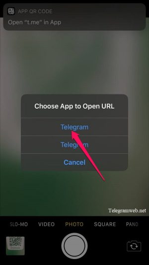 How to scan Telegram QR code?